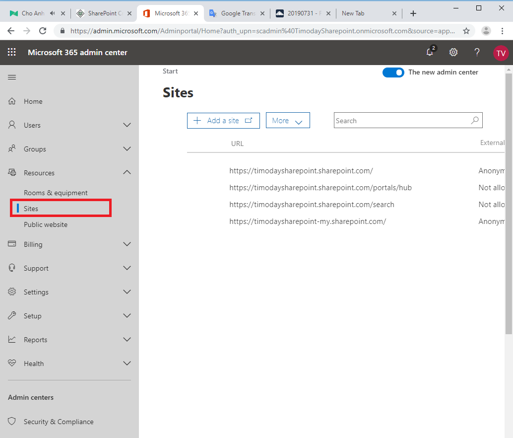 Cài đặt, thiết lập môi trường SharePoint | Tìm ở đây