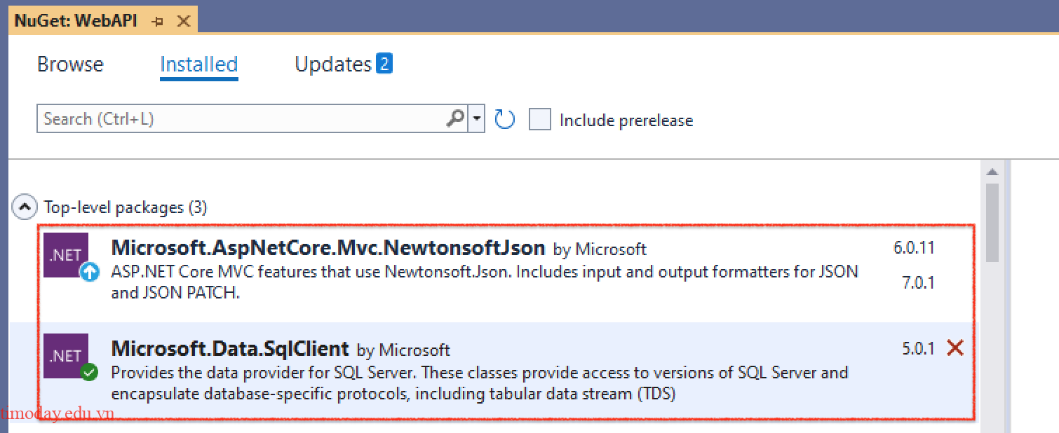 Phát triển ứng dụng Web sử dụng Angular 12, ASP.NET Core Web API và SQL Server | Tìm ở đây
