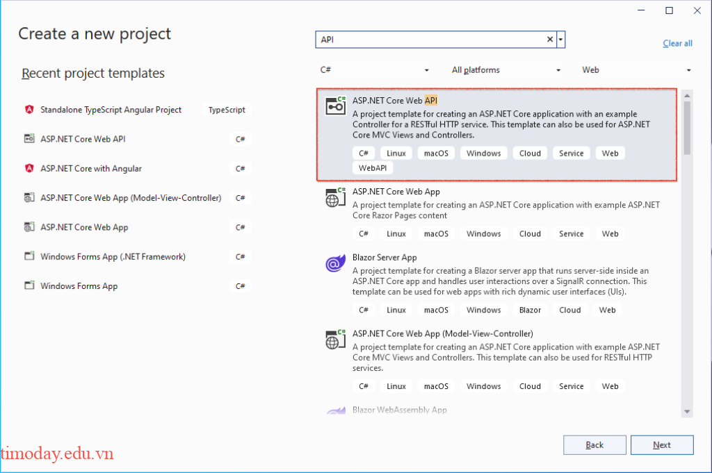 Phát triển ứng dụng Web sử dụng Angular 12, ASP.NET Core Web API và SQL Server | Tìm ở đây
